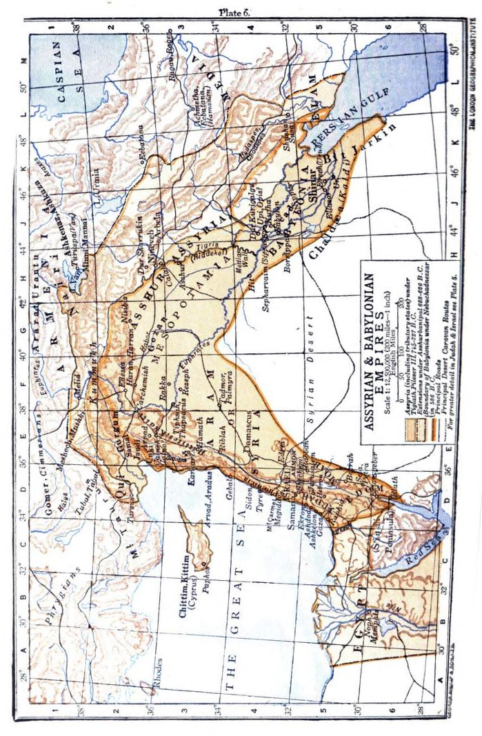 Swartzentrover.com | Maps From the 1919 Scofield Study Bible - Map 6